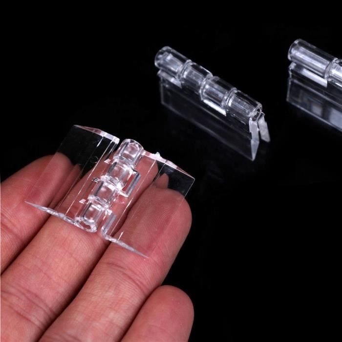 CHARNIERE,A--Charnières pliantes en plastique de haute qualité, 10 ...