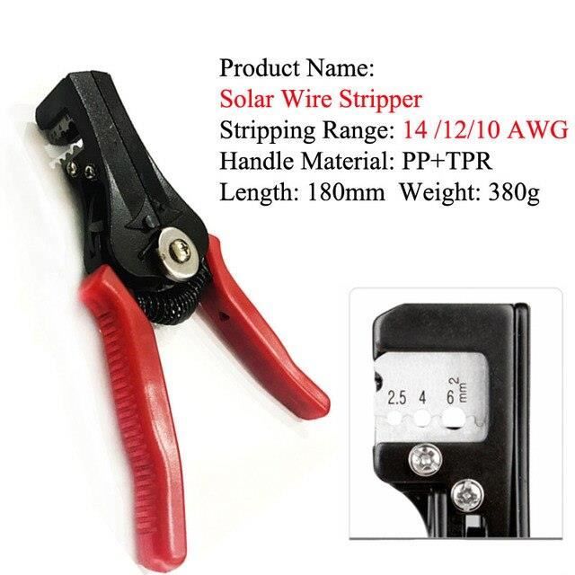 Câble de batterie,Solar Wire Stripper--Adaptateur de panneau ...