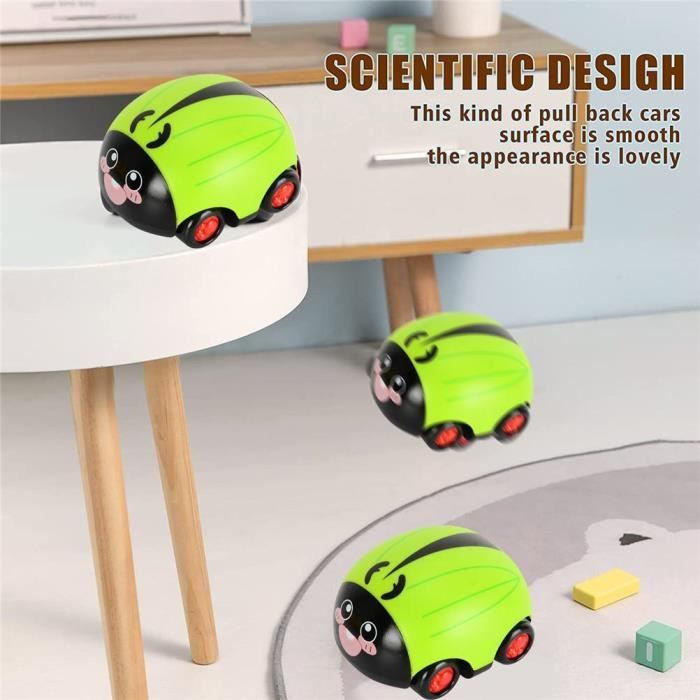 ZERONE jouet de voitures à friction L'inertie bidirectionnelle tire les ...