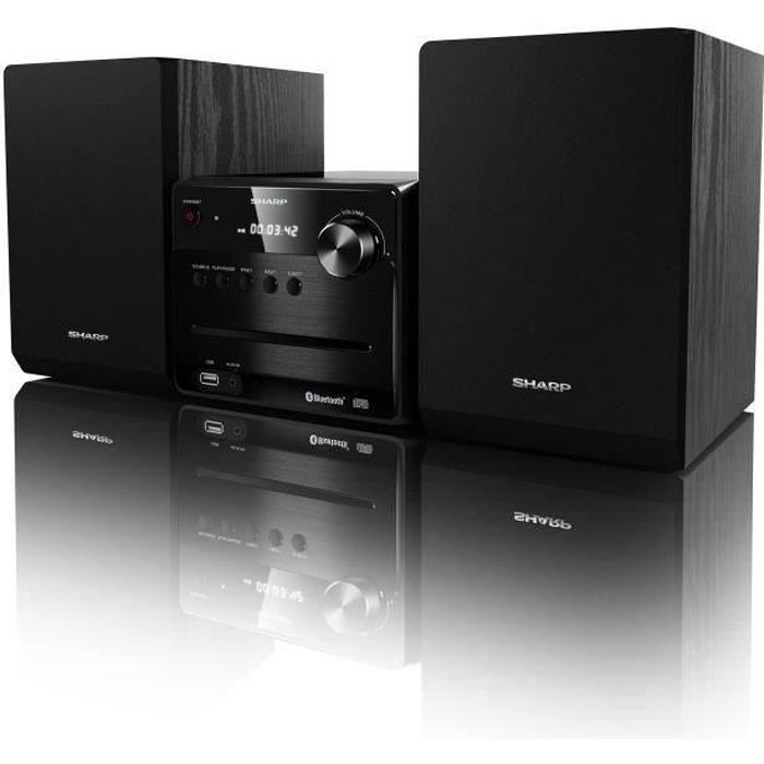 SHARP XLB510BK Micro-chaîne HiFi bluetooth USB 40W - Cdiscount TV Son Photo