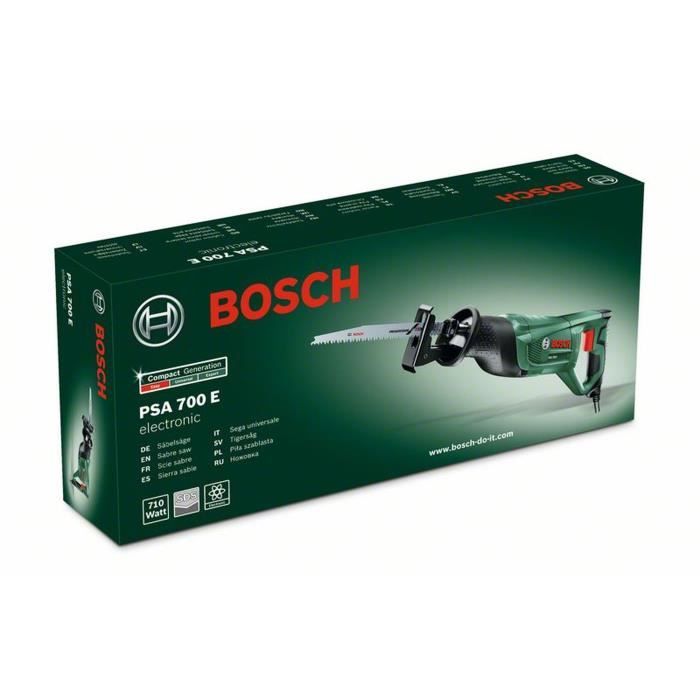 BOSCH Scie sabre PSA 700 E 710W - Cdiscount Bricolage
