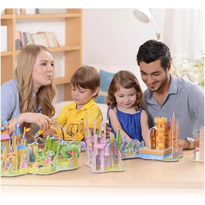 Kits De Puzzle 3D À Faire Soi-Même - Modèle En Bois - Boîte De ...