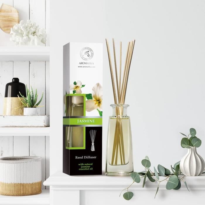 Diffuseur Parfum De Jasmine 100Ml Avec Huile Essentielle Naturelle De ...