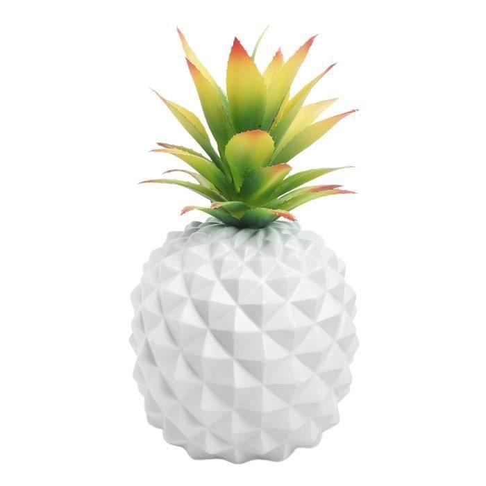 RA03689-Résine Ananas Fruit Ornement Décor À Artisanat Objet Décoratif ...