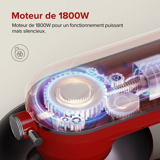 Robot de Cuisine - M500 - Ultenic - Robot Patissier Multifonction avec ...
