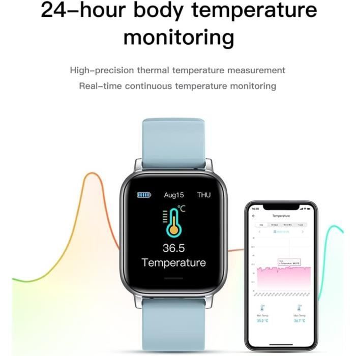Watch Smart, 1,3 Pouce Fitness Tracker, Smartwatch Avec Calorie-Step ...