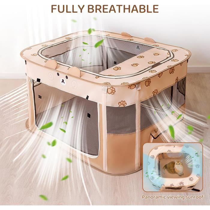 Parc Chien Chiot, Enclos Pliable Pour Chiens Chats Lapins Avec ...