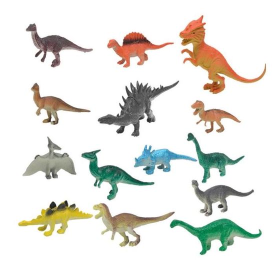 Allowith Console Educative 14pc Bag Of Dinosaurs Kids Dinosaur Figures ...