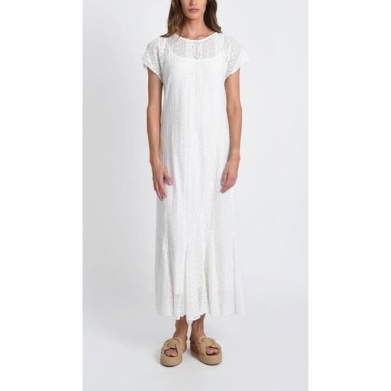MOLLY BRACKEN - Robe longue - blanche - L - Blanc - Robes Blanc ...