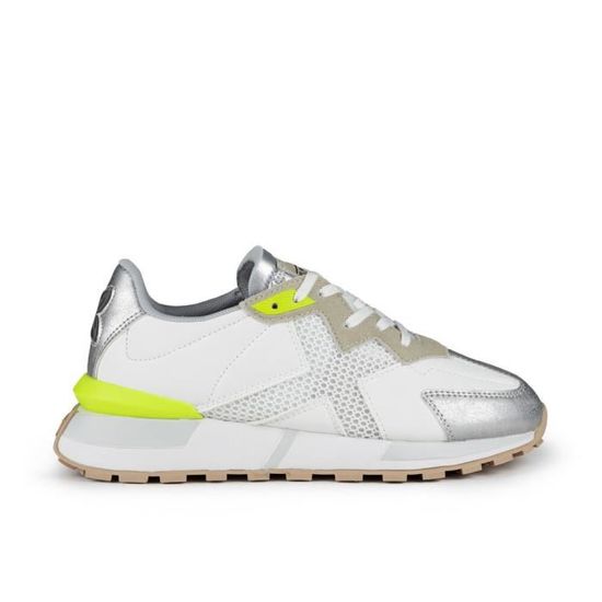 Baskets - MUNICH - SOKU - Blanc - Gris - Lacets Blanco - Cdiscount Chaussures