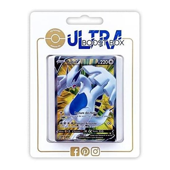 LUGIA V 185-195 FULL ART - MYBOOST X EPEE ET BOUCLIER 12 TEMPASTE ARGEN ...