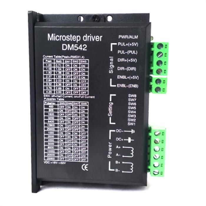 DM542 CNC Digital Microstep Driver ContrôLeur de Moteur Pas à Pas 2 ...