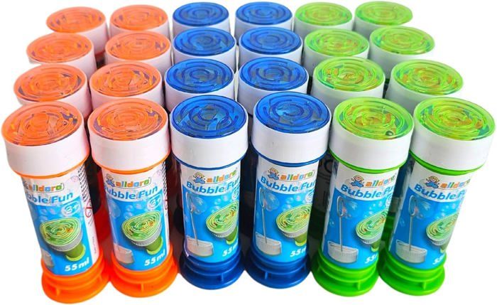 Multicolore 63073 Bubble Fun Lot de 24 Bulles de Savon 55 ML d'eau ...