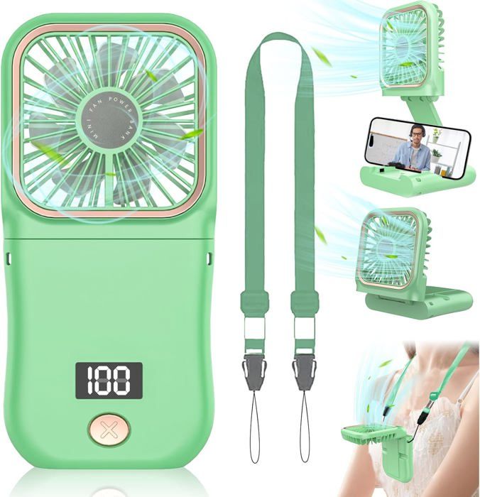 Mini Ventilateur Portable USBVentilateur Main Pliable 180Petit ...
