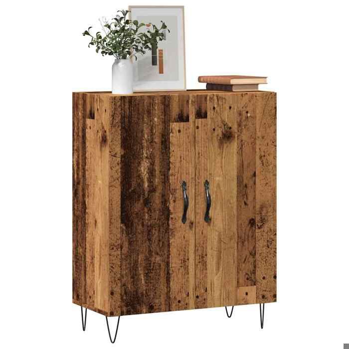 Buffet - Bahut - Armoire salon - vieux bois 69,5x34x90 cm bois d ...