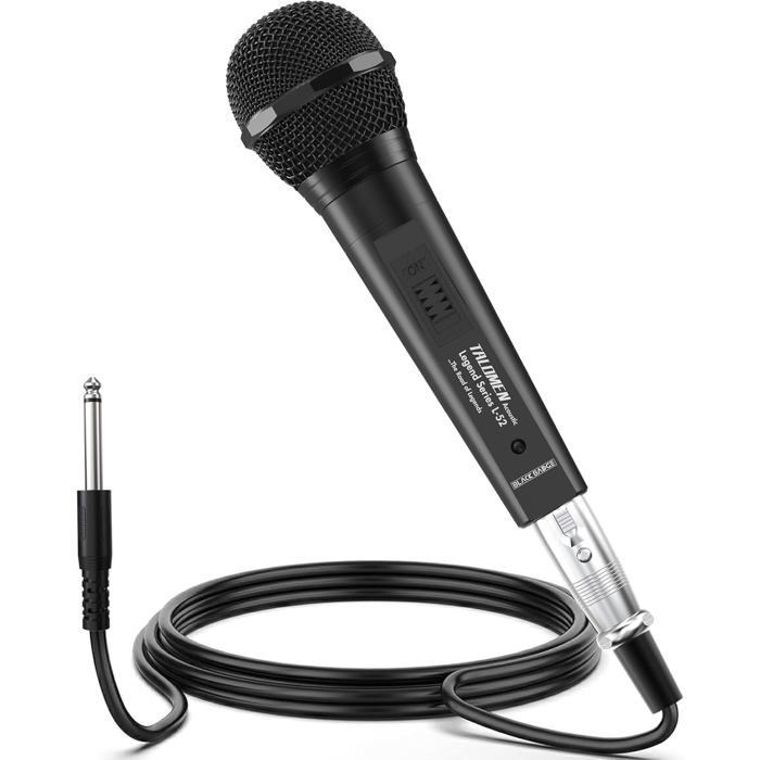 Talomen Micro Dynamique Filaire Cardioïde – Micro Chant de Studio à ...