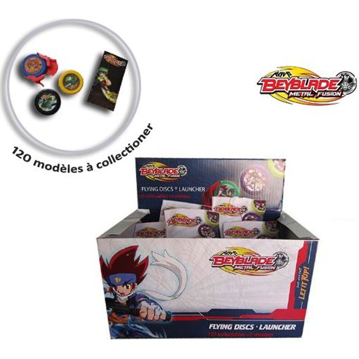 Beyblade "Flying Discs" Lanceur + 3 disques métal - Cdiscount Jeux - Jouets