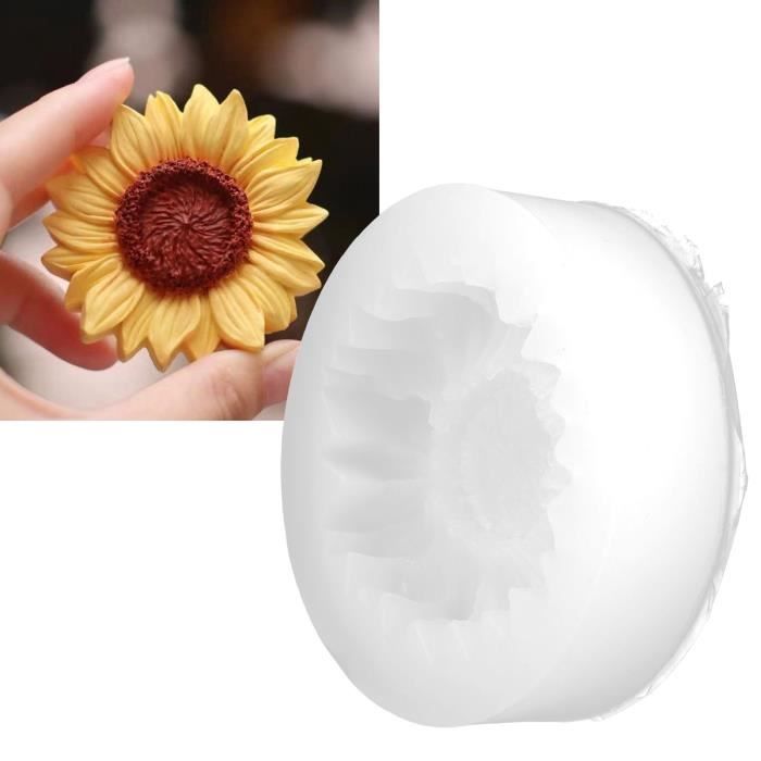 LAI Moule à gâteau 3D en forme de cœur - Tournesol - Forme ronde - En ...