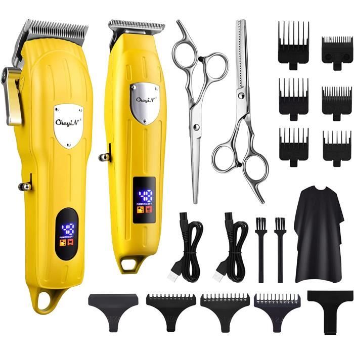 Tondeuse Cheveux Rechargeable,Coupe de Cheveux Electrique,Avec Ecran ...