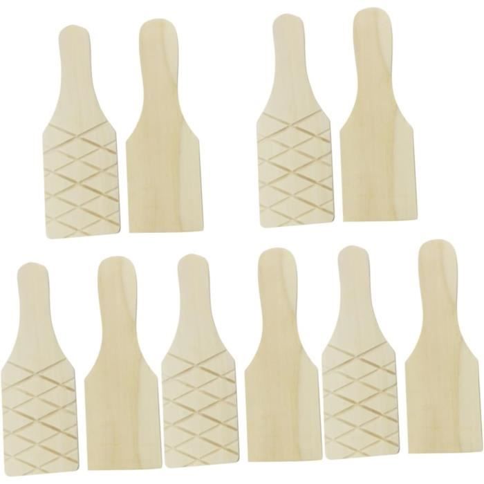 10 Pièces Poterie Clapet En Bois Palette De Boue En Bois Outil De ...
