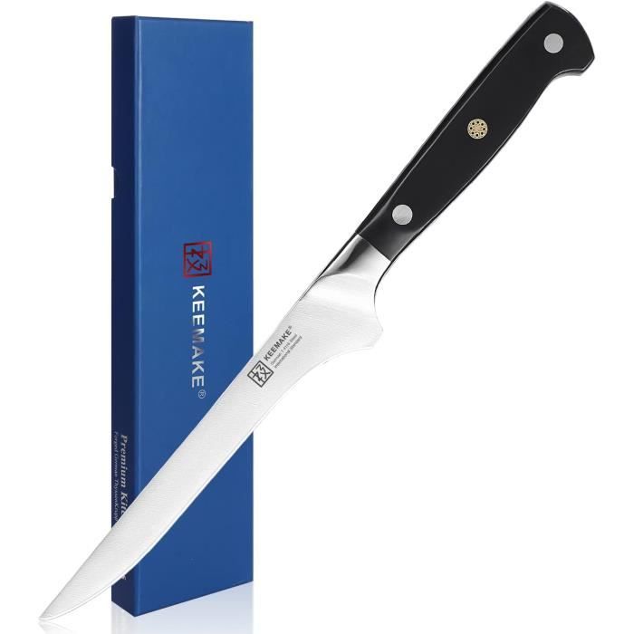Couteau À Désosser 14 Cm, Couteau Cuisine À Filet En Acier Inoxydable ...