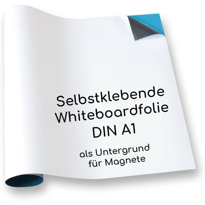 DIN A1 ® film pour tableau blanc auto-adhésif I adhésive flexible pour ...