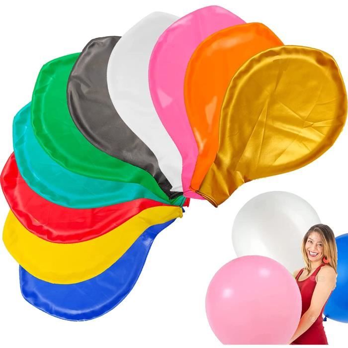 Ballon Géant Gonflable, 10 Pcs 36 Pouces Grand Ballon Multicolore ...