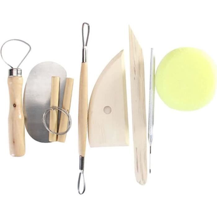 Ensemble d'outils de sculpture de poterie, 8 outils de modelage d ...