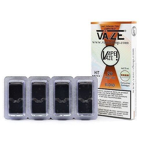 Cigarette électronique Pack de 4 Pods de 0,75ml Blond Vaze Vape 20mg ...