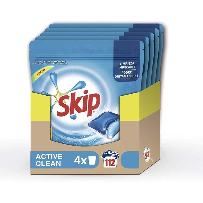Active clean lessive capsules pour machine à laver 112 cápsulas[A313 ...
