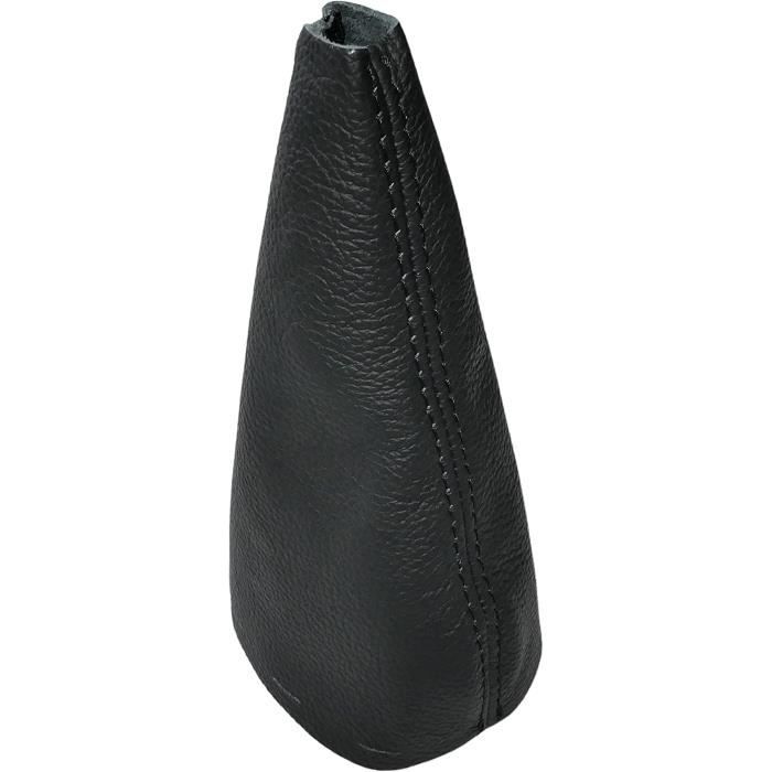 C59834 Soufflet Levier Cuir Véritable Compatible 2004 À 2012 Noir Surpi ...