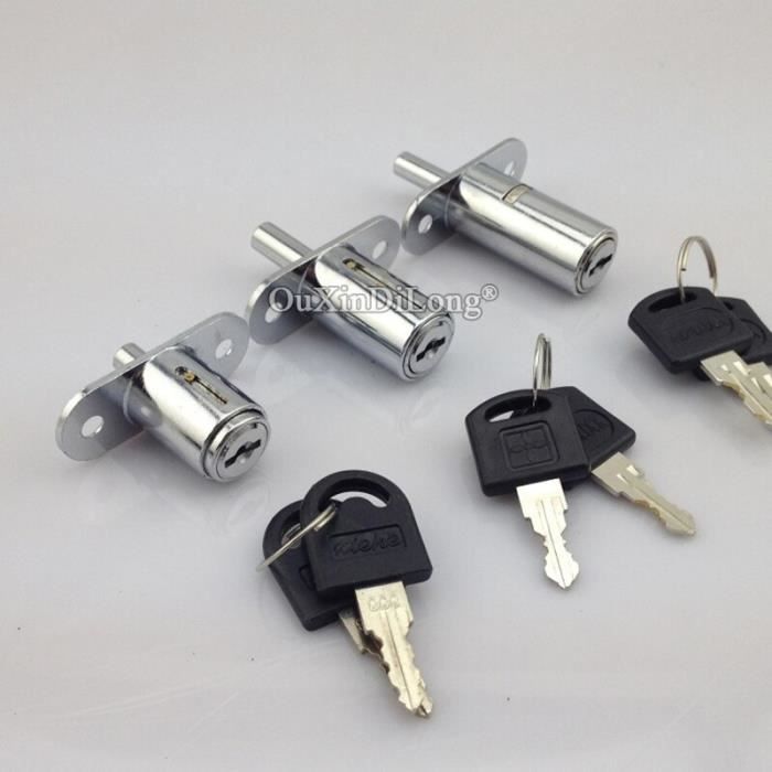 Keys Alike - 32mm - Serrure de porte de placard coulissant, 10 pièces ...