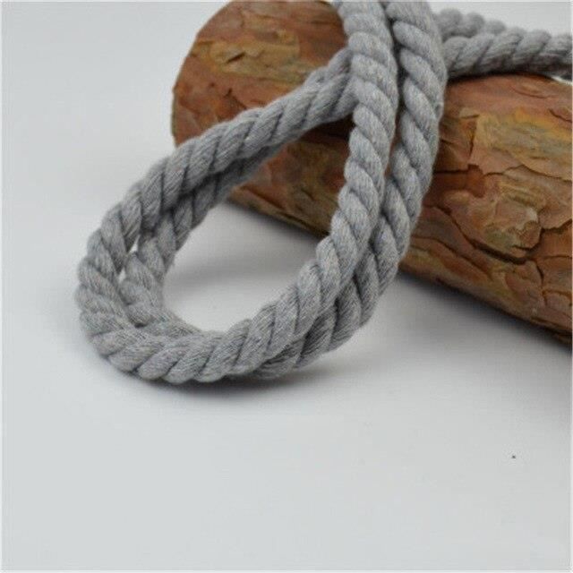 Pelotes de laine,Cordons torsadés 100% coton, 10 mètres, 3 pièces, 8mm ...