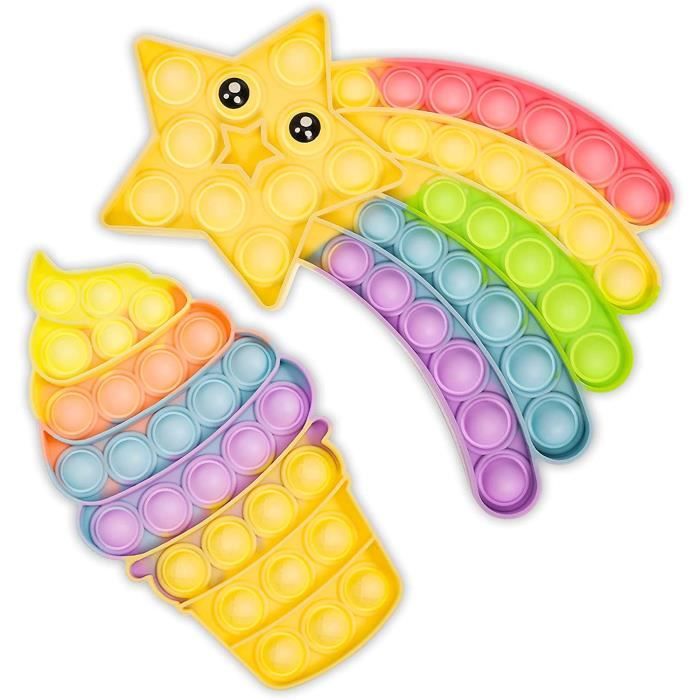 Bohoman Pices Push Pop Bubble Sensory Fidget Toys Jeux Anti Stress ...