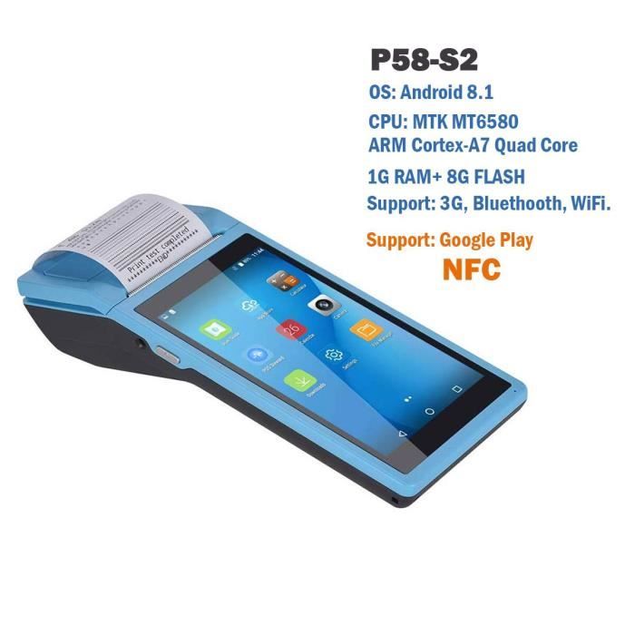 NETUM imprimante de reçus avec PDA Android Portable Bluetooth WiFi 3G ...