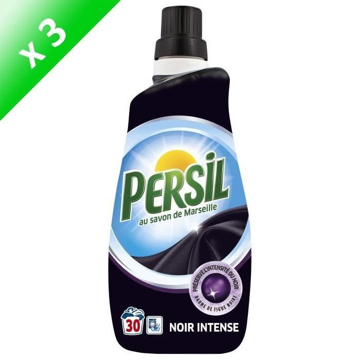 PERSIL Lessives liquides - Soin noir - 30 lavages - 1,5 L - Lot de 3 ...