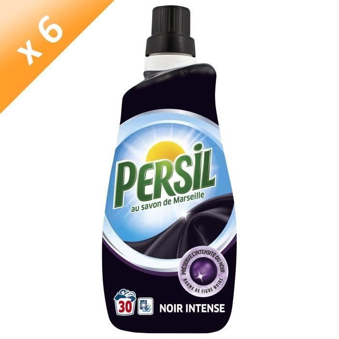 PERSIL Lessives liquides - Soin noir - 30 lavages - 1,5 L - Lot de 6 ...