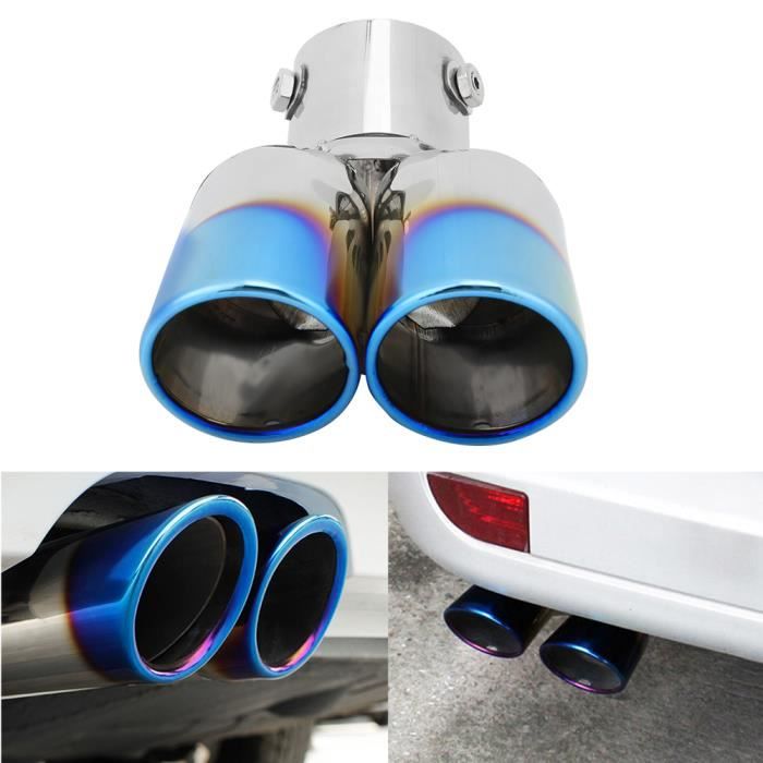 Dilwe Embout d'échappement Qiilu Exhaust Tip, Stainless Steel 2.4in ...