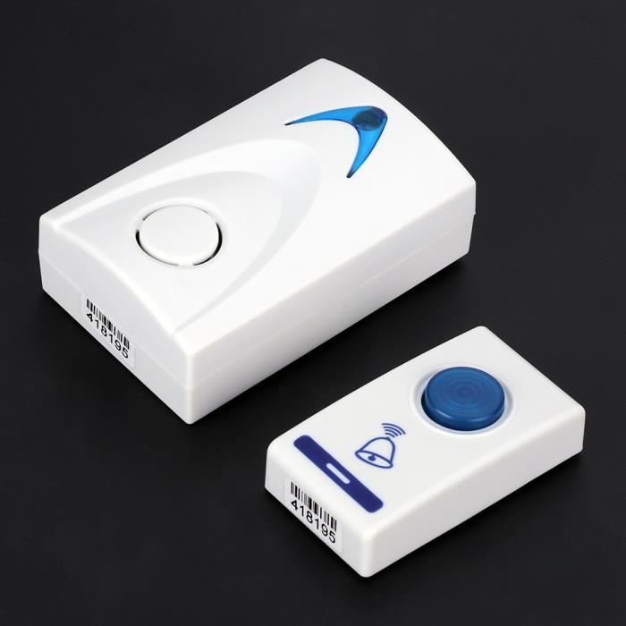 Sonnette Sans Fil Wireless Led Door Bell With Doorbell With Remote ...