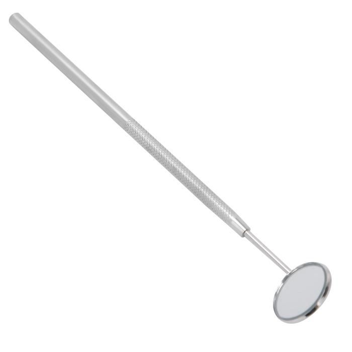 Drfeify Miroir buccal Outil de soin buccal portatif de miroir de bouche d'acier inoxydable de ...