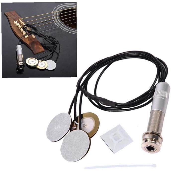 Pickups Piézo Guitar Piézo Pickups Transducteur Auto-adhésif pour la ...