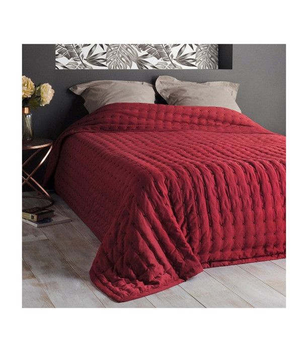 Dessus De Lit Rouge