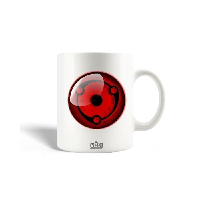 Mug - Naruto - Sharingan de Madara - Céramique - 30cl - Compatible lave ...