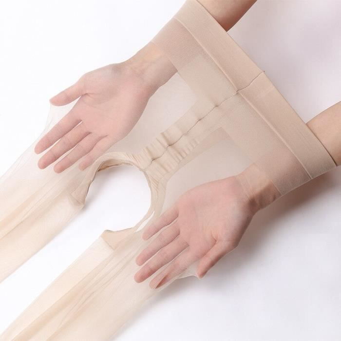 Collant,Collants transparents en Nylon Ultra-fins pour femmes, collants ...