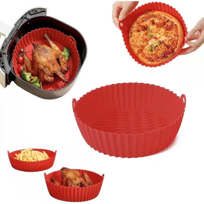 Pot En Silicone Pour Friteuse À Air,Réutilisable Air Fryer Panier,Air ...