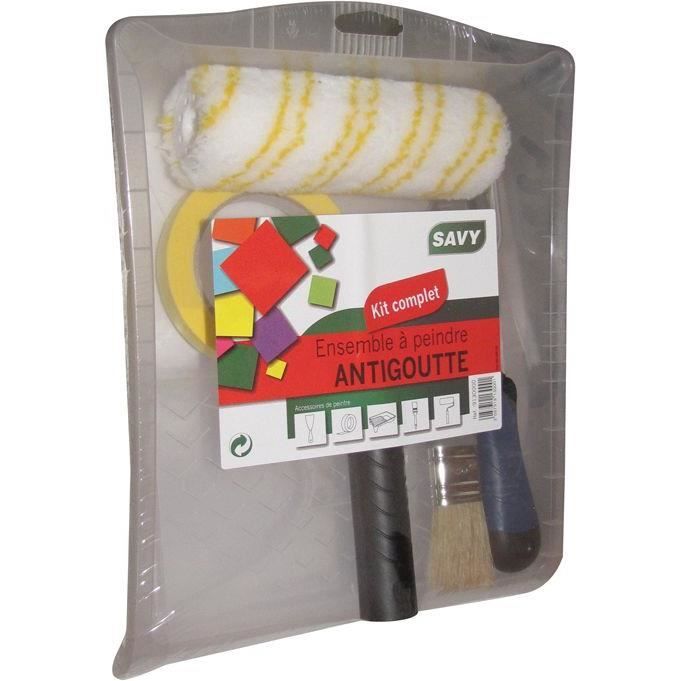 Ensemble à peindre anti-goutte - SAVY - Gris - Type de Produit ...