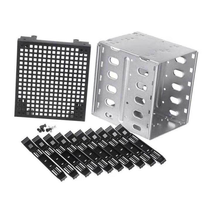 Cage de Refroidisseur de Fond de Panier de Disque Dur SATA 5 Baies 3,5 ...