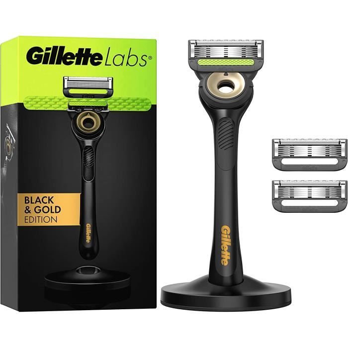 GilletteLabs Avec Barre Exfoliante, Rasoir Pour Homme De Gillette, 1 ...