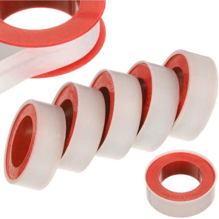 Angoter 5pcs Rouleau Joint Plomberie Raccord Fil Ruban d'étanchéité ...