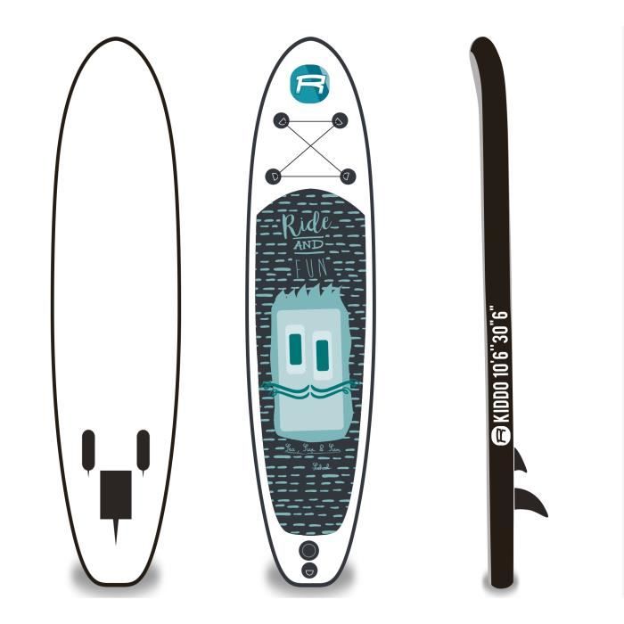 ROHE Paddle Gonflable Kiddo - 320x76x15cm - Sans accessoire - Cdiscount ...